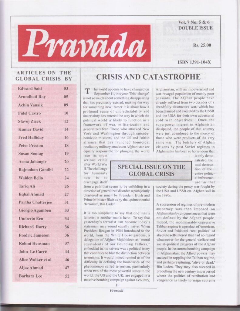 Pravada Vol. 7 No. 5 & 6 (2001) - polity.lk